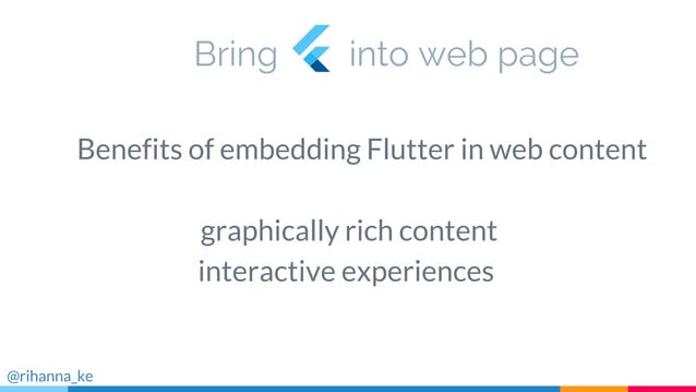 Flutter for web | PPT
