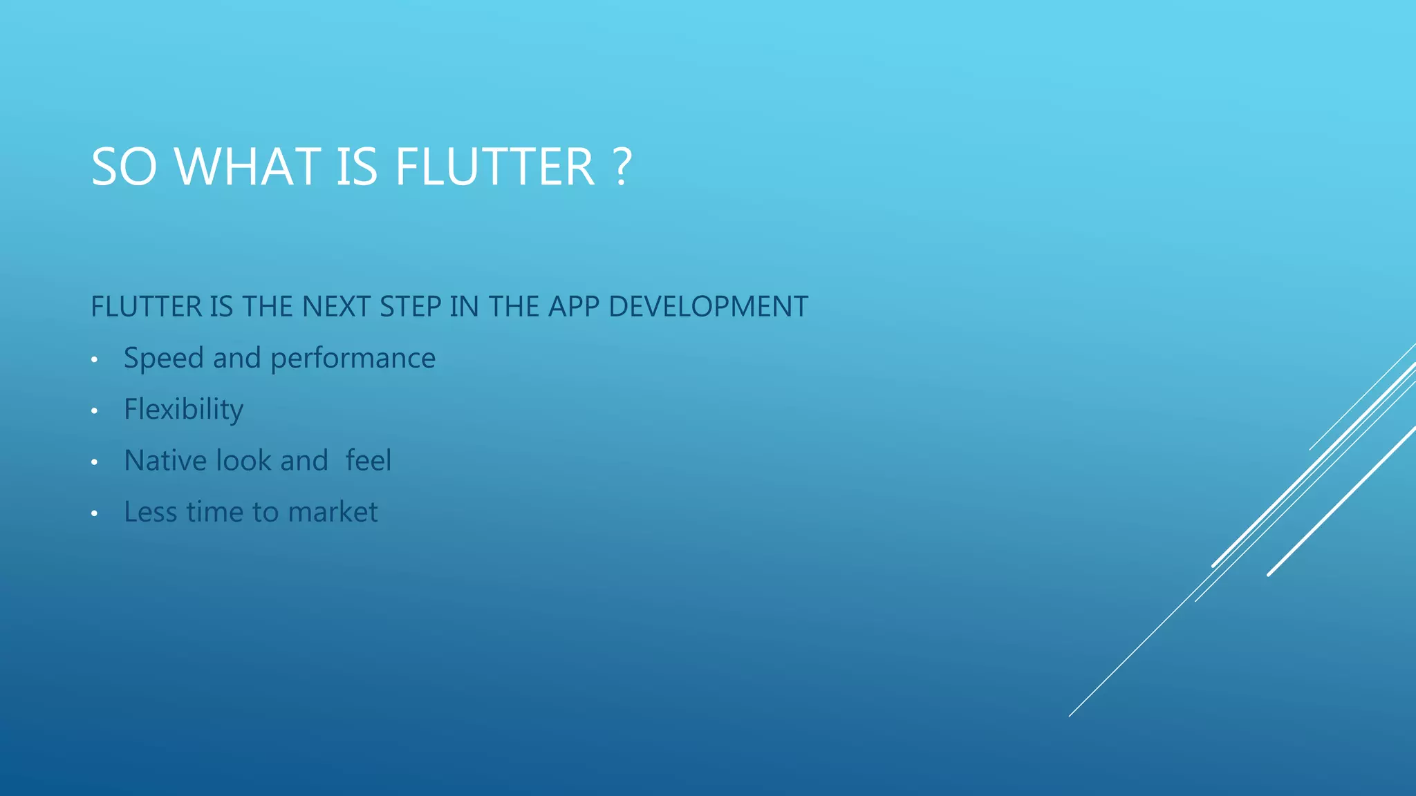 Flutter frame work | PPT