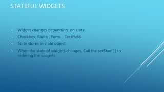 Flutter frame work | PPT