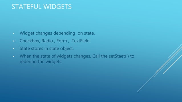 Flutter frame work | PPT