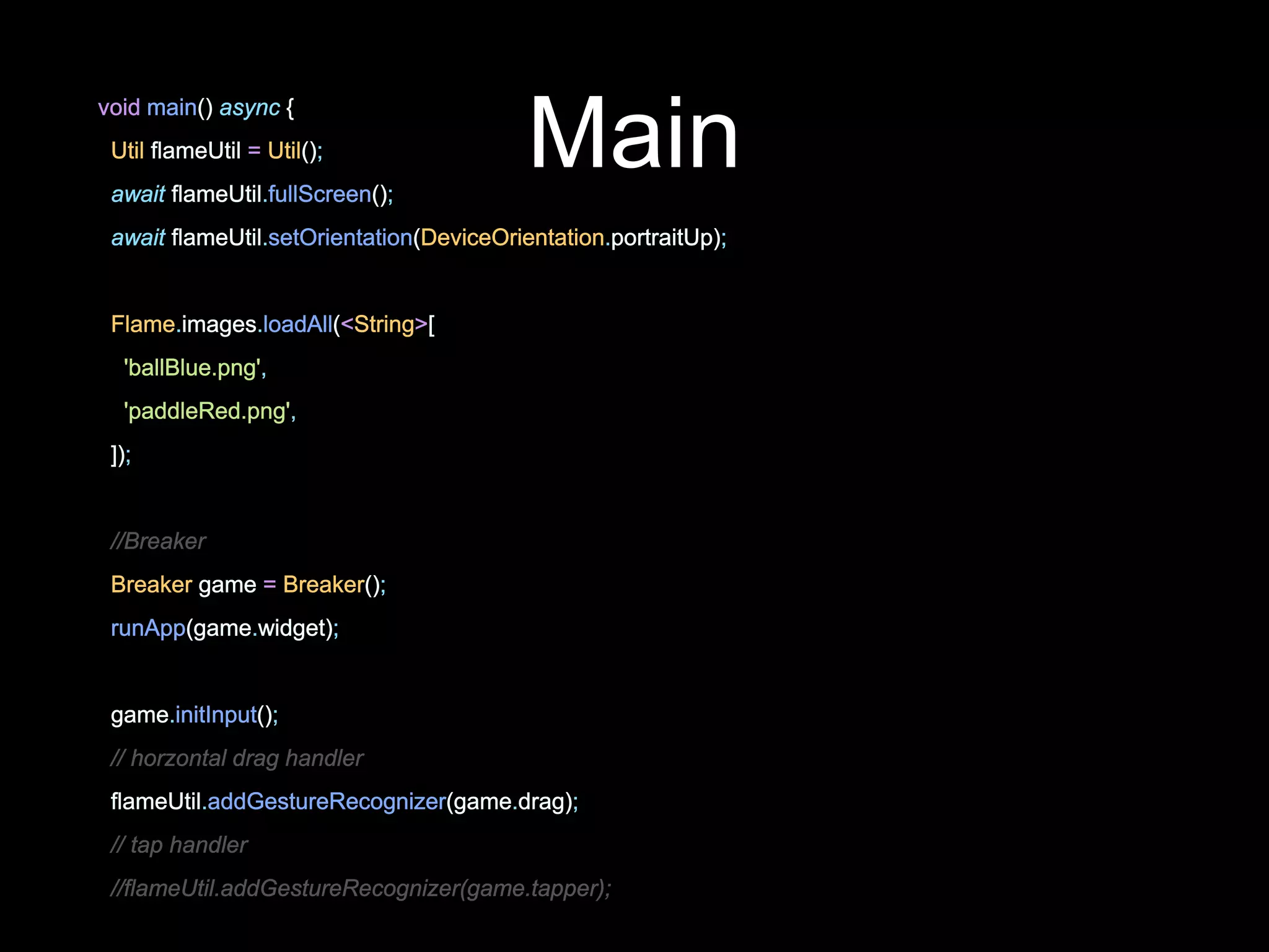 Flutter game development | PPT
