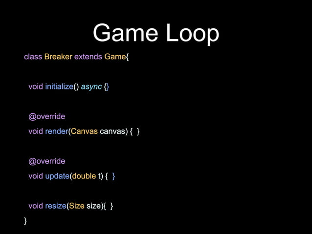Flutter game development | PPT
