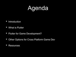 Flutter game development | PPT