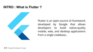 Android Development using Flutter: From fundamentals to advanced | PPT