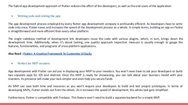 Flutter has become a trendsetter in mobile app development | PDF