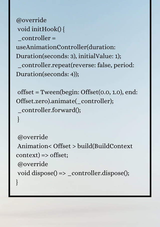 Flutter hooks tutorial (part 1) flutter animation using hooks (use effect and ...