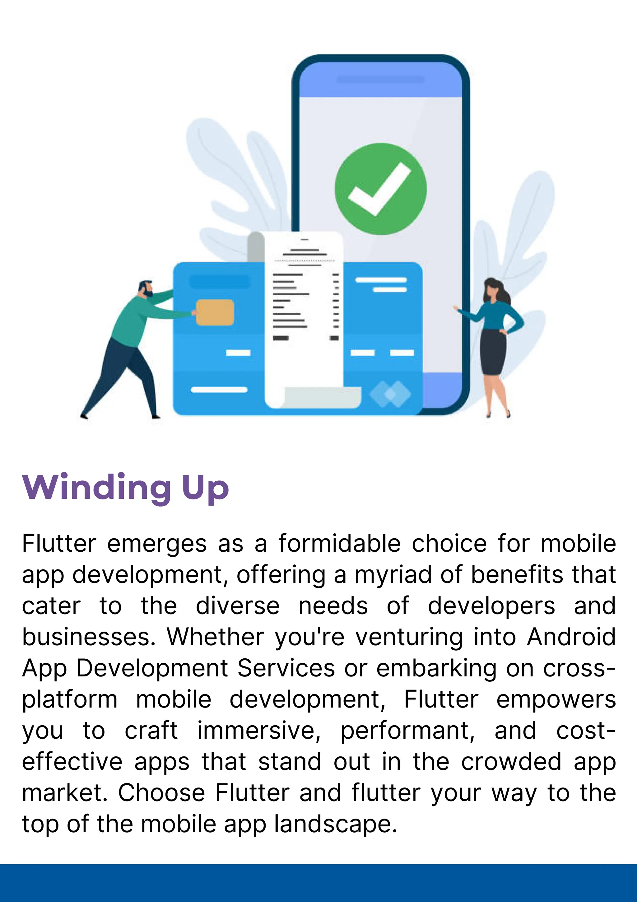 Fluttering to the Top 10 Crucial Benefits of Choosing Flutter for Mobile Apps | PDF