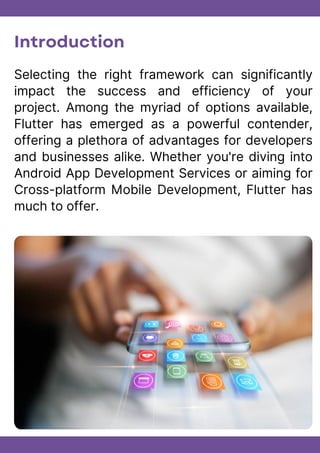 Fluttering to the Top 10 Crucial Benefits of Choosing Flutter for Mobile Apps | PDF