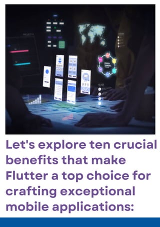 Fluttering to the Top 10 Crucial Benefits of Choosing Flutter for ...