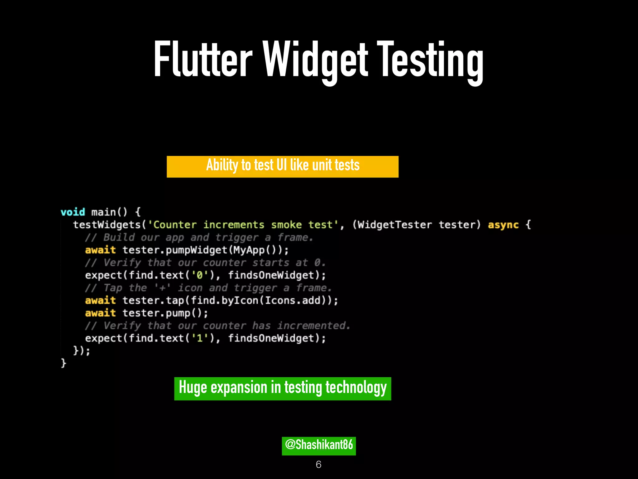 Full Stack Flutter Testing Ppt