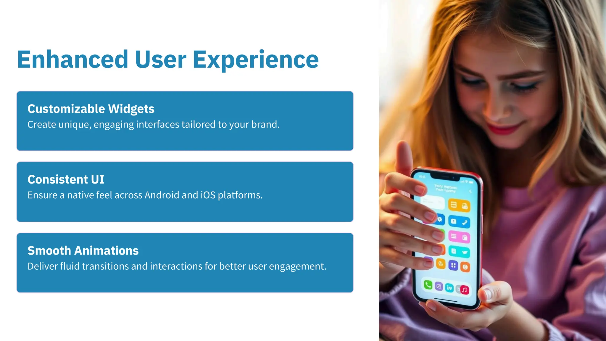 Flutter Mobile Development Cross Platform Efficiency Ppt