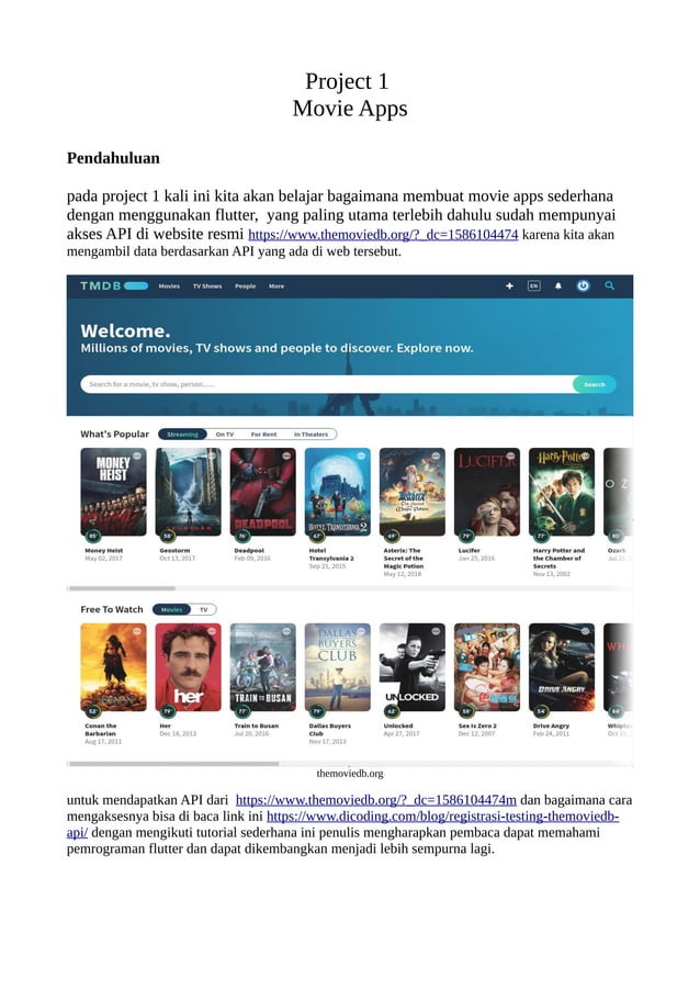 Flutter movie apps tutor | PDF