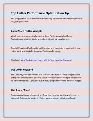 Flutter Optimization Techniques to Improve Existing App Results.pdf
