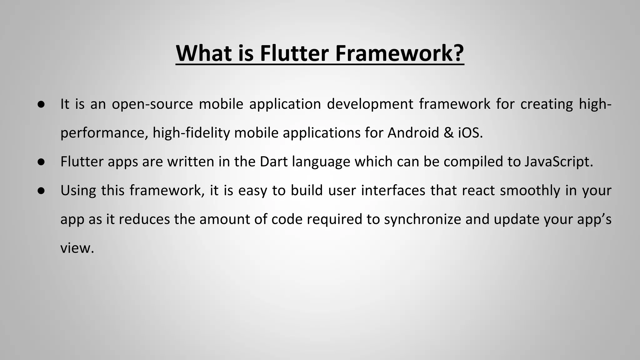 Flutter or PWA Which Is Best For Application Development | PPTX