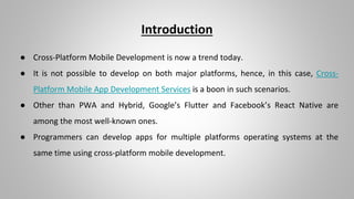 Flutter or PWA Which Is Best For Application Development | PPT