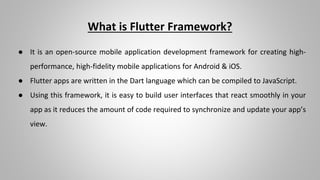 Flutter or PWA Which Is Best For Application Development | PPT