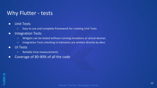 Flutter overview - advantages & disadvantages for business | PPT