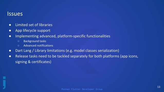 Flutter overview - advantages & disadvantages for business | PPT