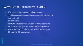Flutter overview - advantages & disadvantages for business | PPT