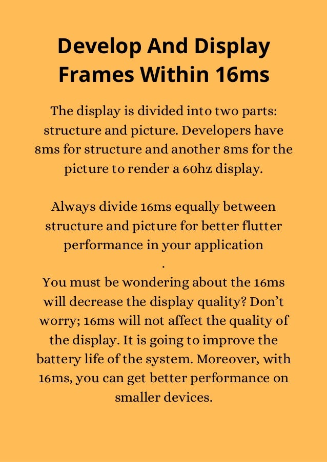 Flutter Performance Tuning Best Practices From the Pros.pdf | Web ...