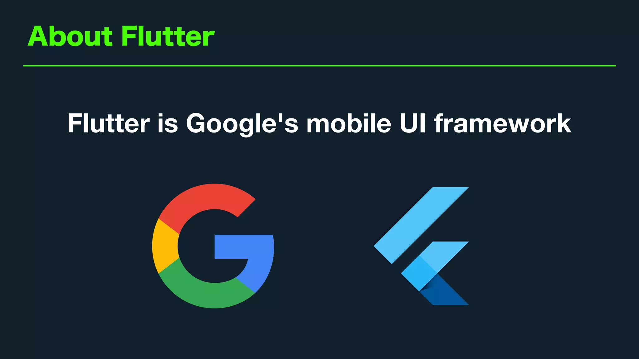 Communication between Flutter and native modules Baby Step | PPT