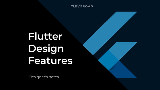 Flutter Design Features | PPT