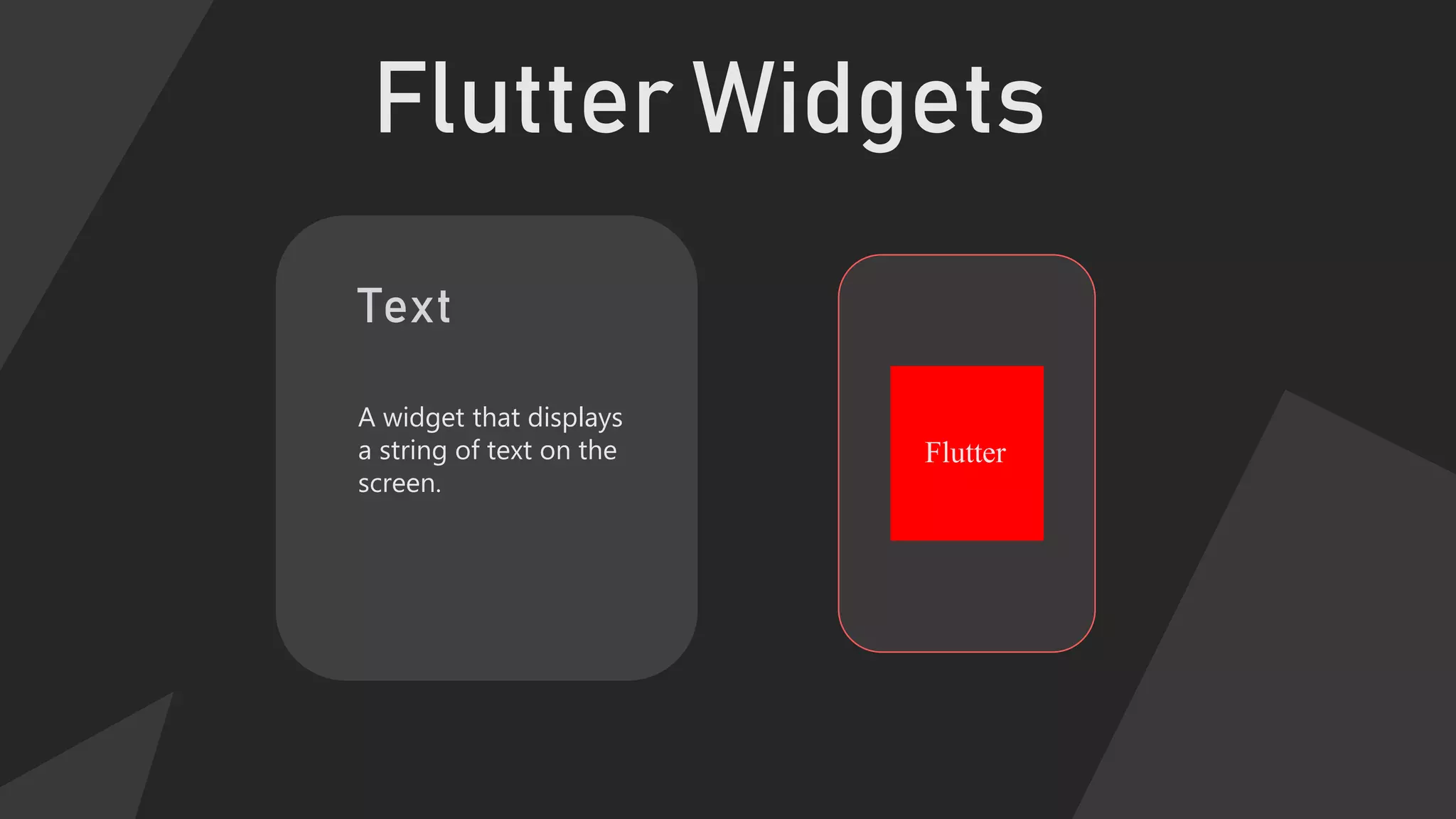 Flutter presentation.pptx | Programming Languages | Computing