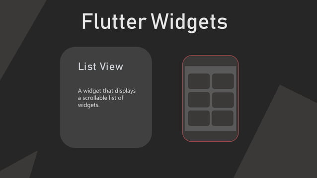 Flutter presentation.pptx | Programming Languages | Computing