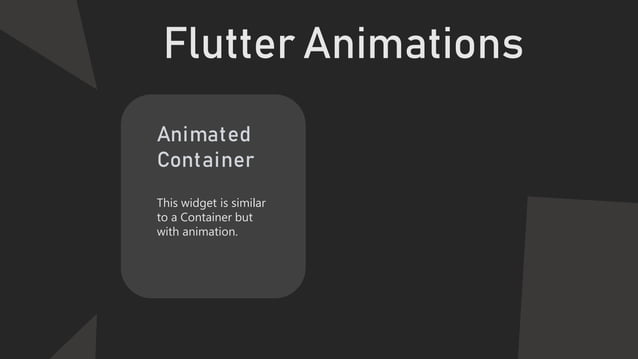 Flutter presentation.pptx | Programming Languages | Computing