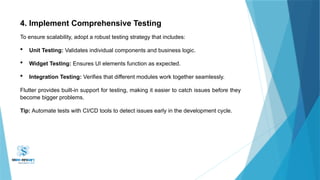 Flutter Scalability Secrets Patterns, Tips And Real-World Insights.pptx