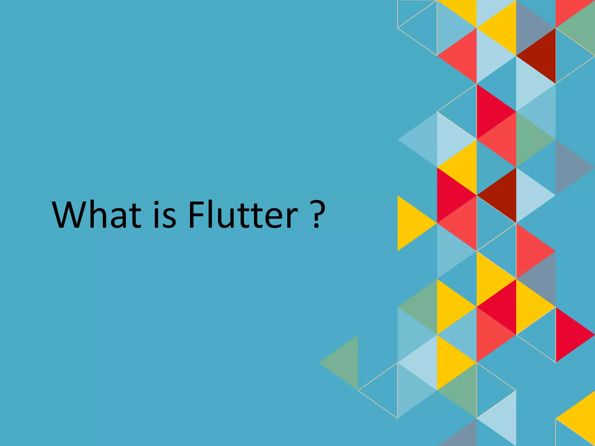 Flutter | PPTX | Computing | Technology & Computing