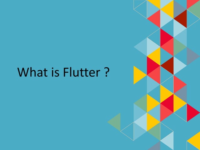 Flutter | PPTX | Computing | Technology & Computing