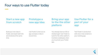 Flutter study jam - Begineers (1st level) | PPT | Free Download
