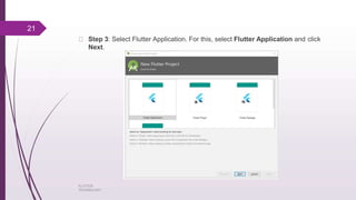 Flutter technology Based on Web Development | PPT