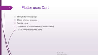 Flutter technology Based on Web Development | PPT