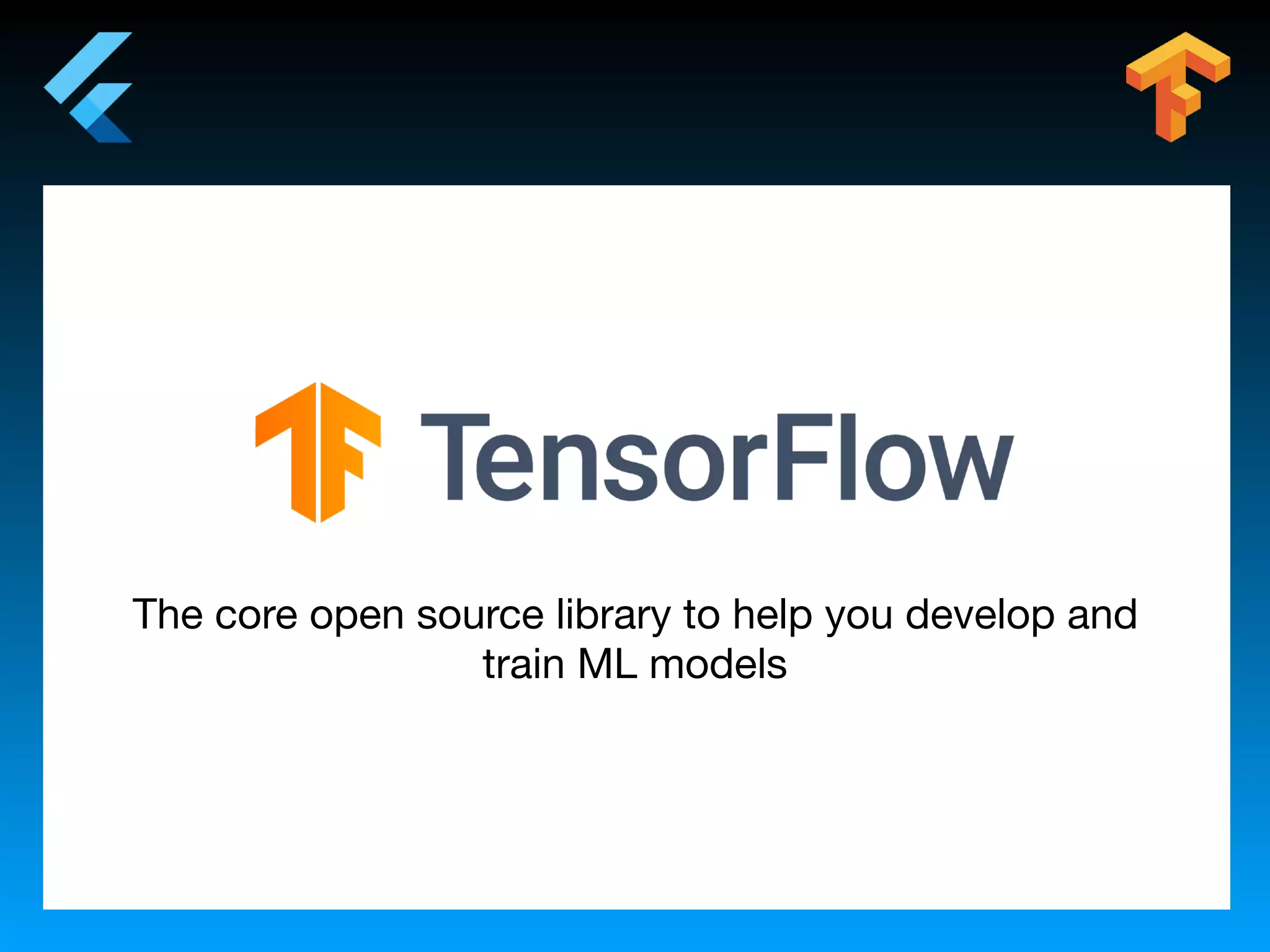 Flutter Tensor Flow Lite Awesome Sauce Ppt