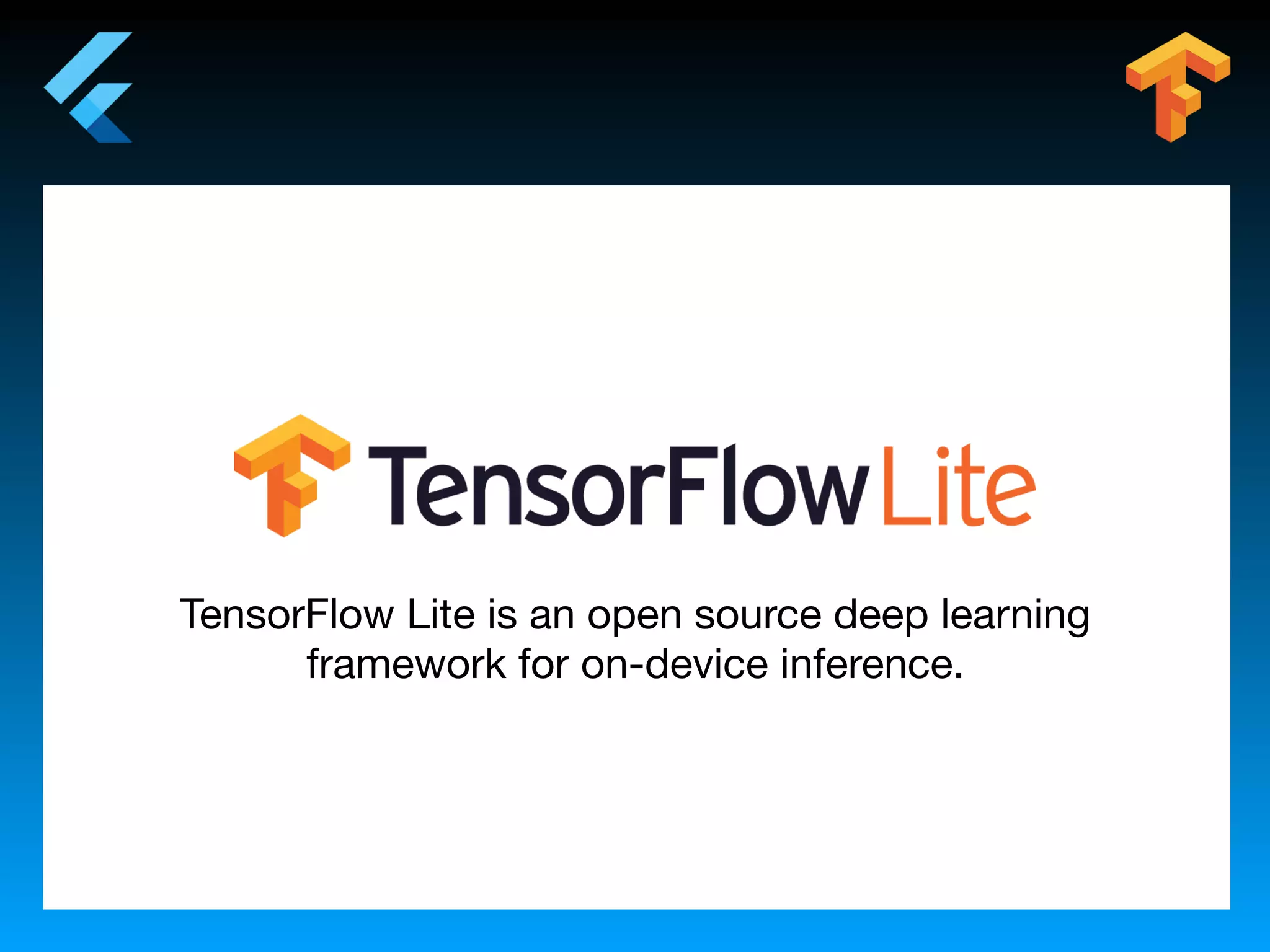 Flutter Tensor Flow Lite Awesome Sauce Ppt