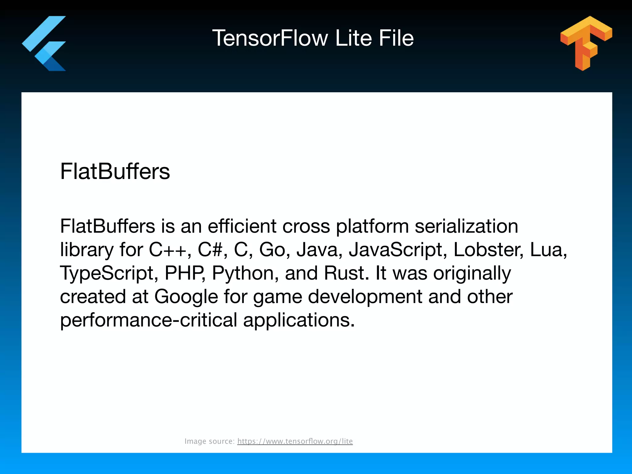 Flutter Tensor Flow Lite Awesome Sauce Ppt
