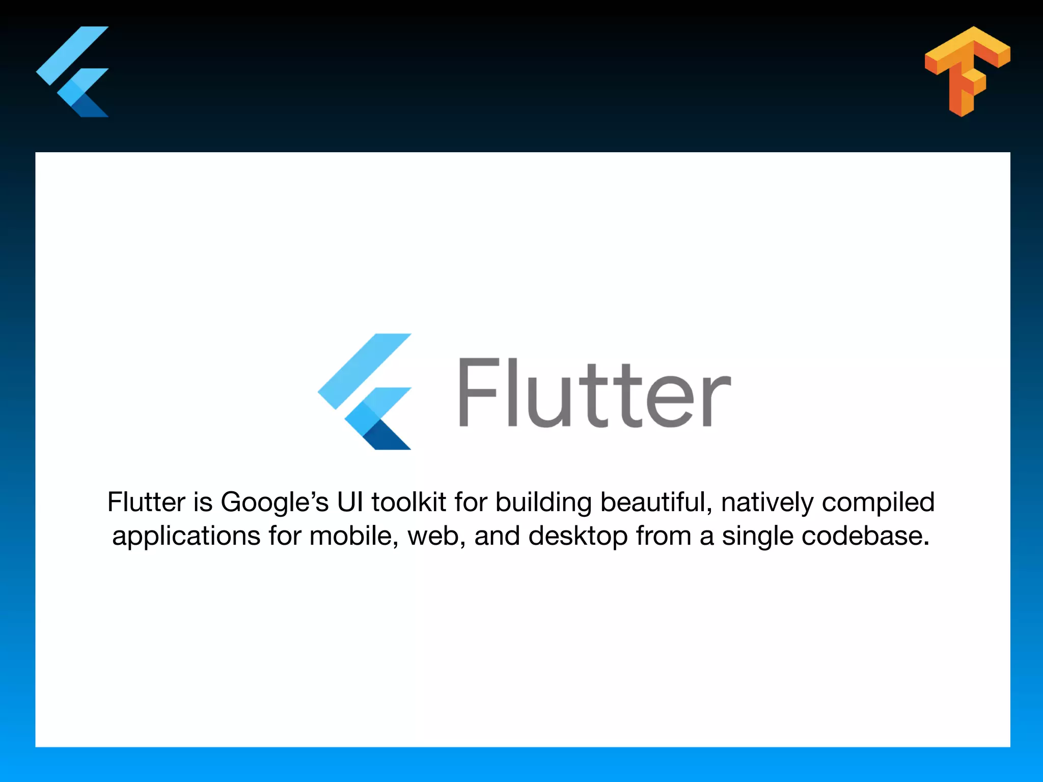 Flutter Tensor Flow Lite Awesome Sauce Ppt