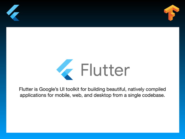 Flutter + tensor flow lite = awesome sauce | PPT