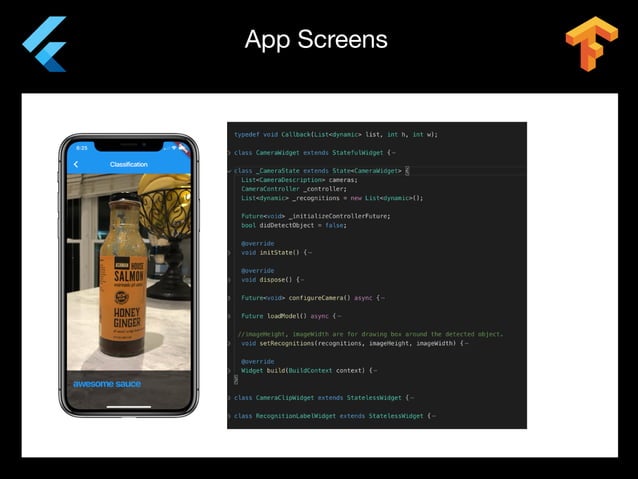 Flutter + tensor flow lite = awesome sauce | PPT