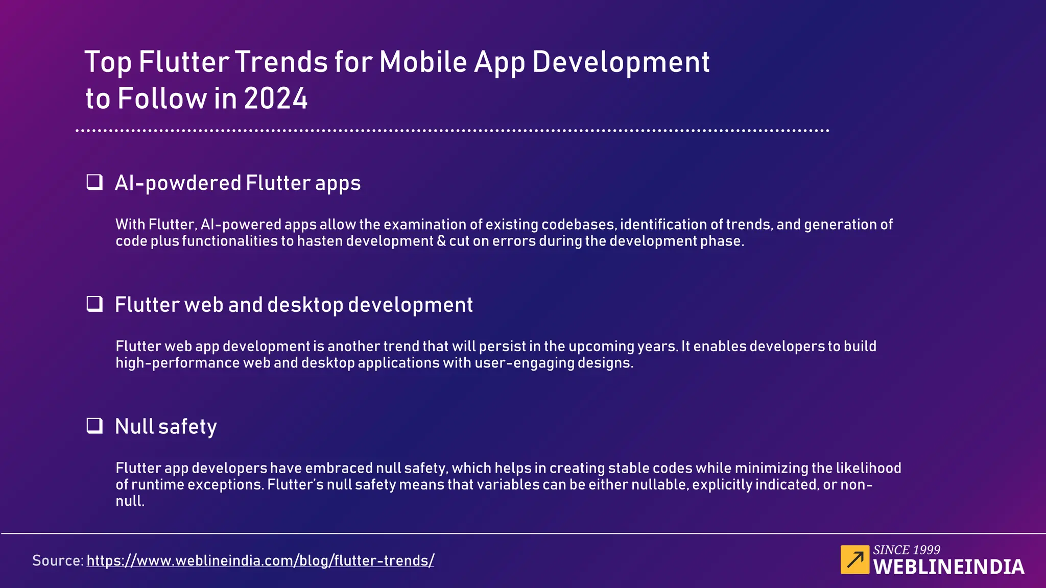 Flutter Trends to Look Out for Creating Mobile Apps in 2024 | PPT