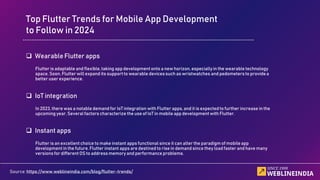 Flutter Trends to Look Out for Creating Mobile Apps in 2024 | PPT