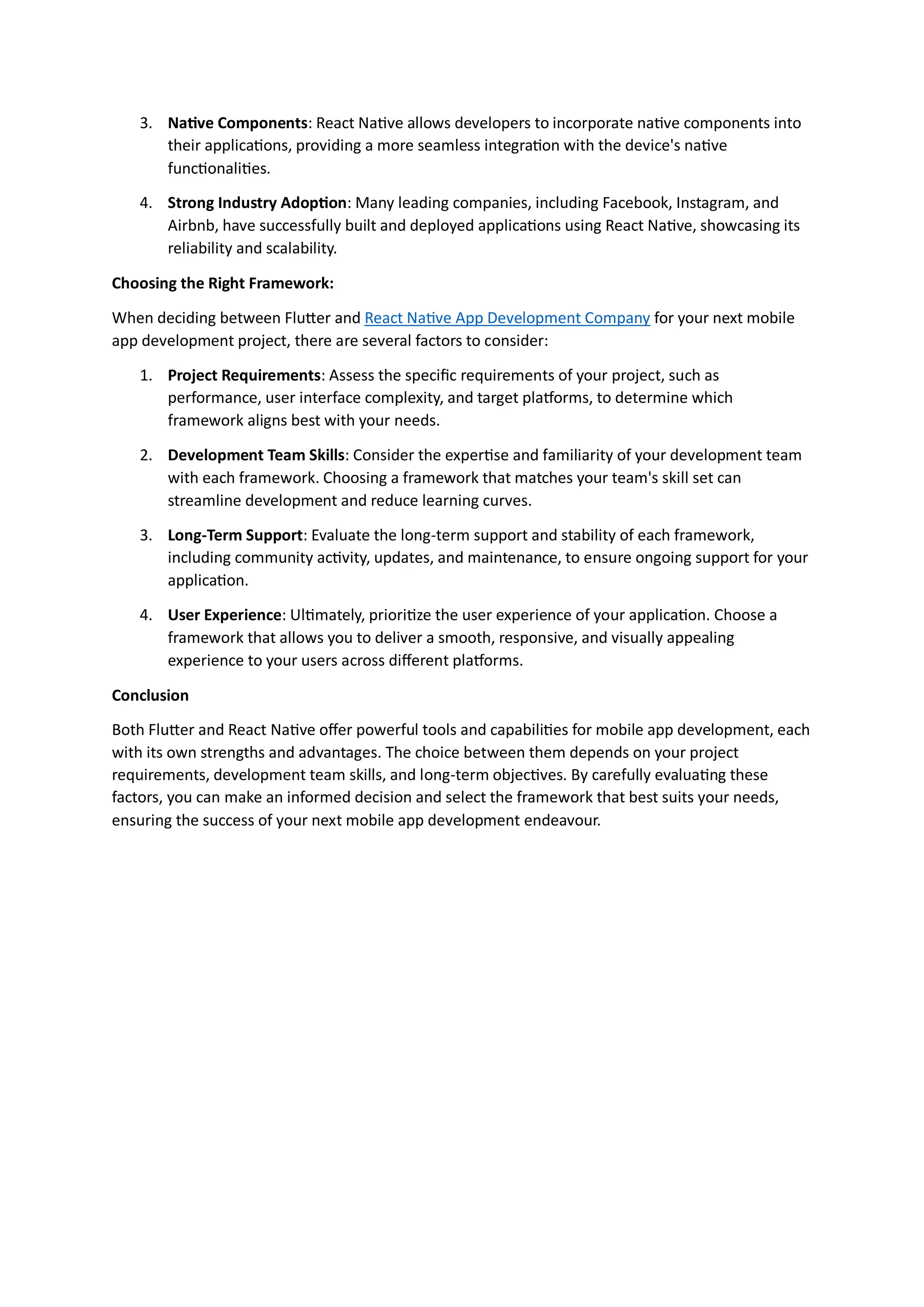 Flutter Vs React Native Which Framework Pdf