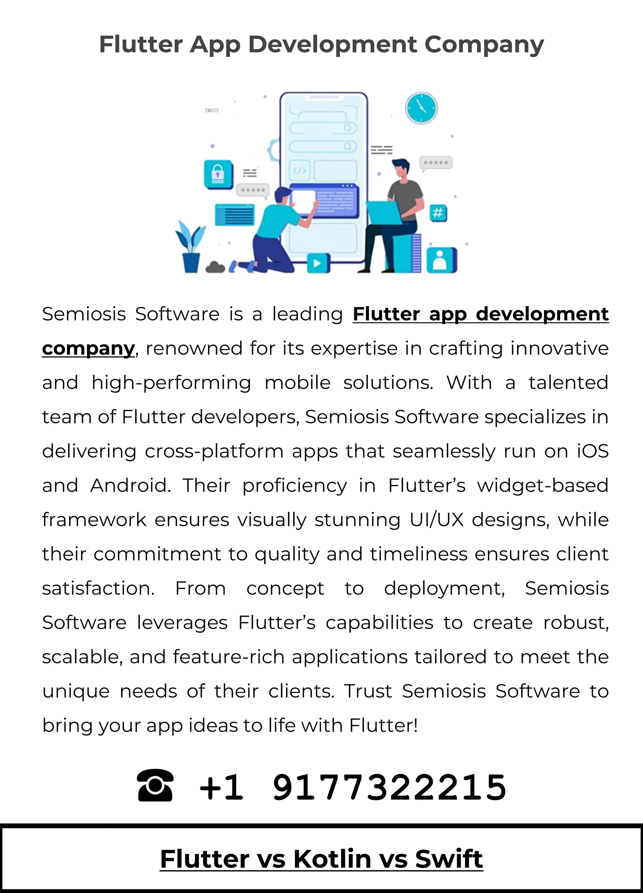 Flutter VS Kotlin Vs Swift: Which is Better for App Development? | PDF Flutter VS Kotlin Vs Swift: Which is Better for App Development? | PDF
