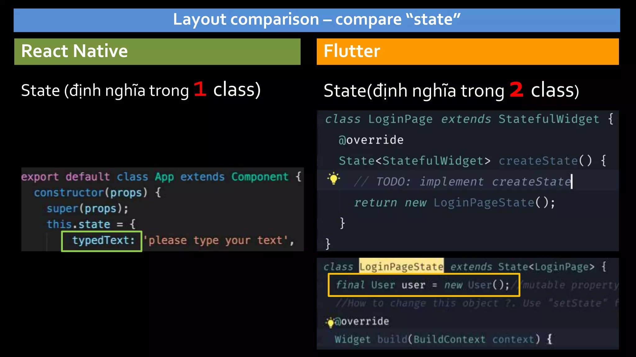 Flutter vs React Native 2018 | PPT