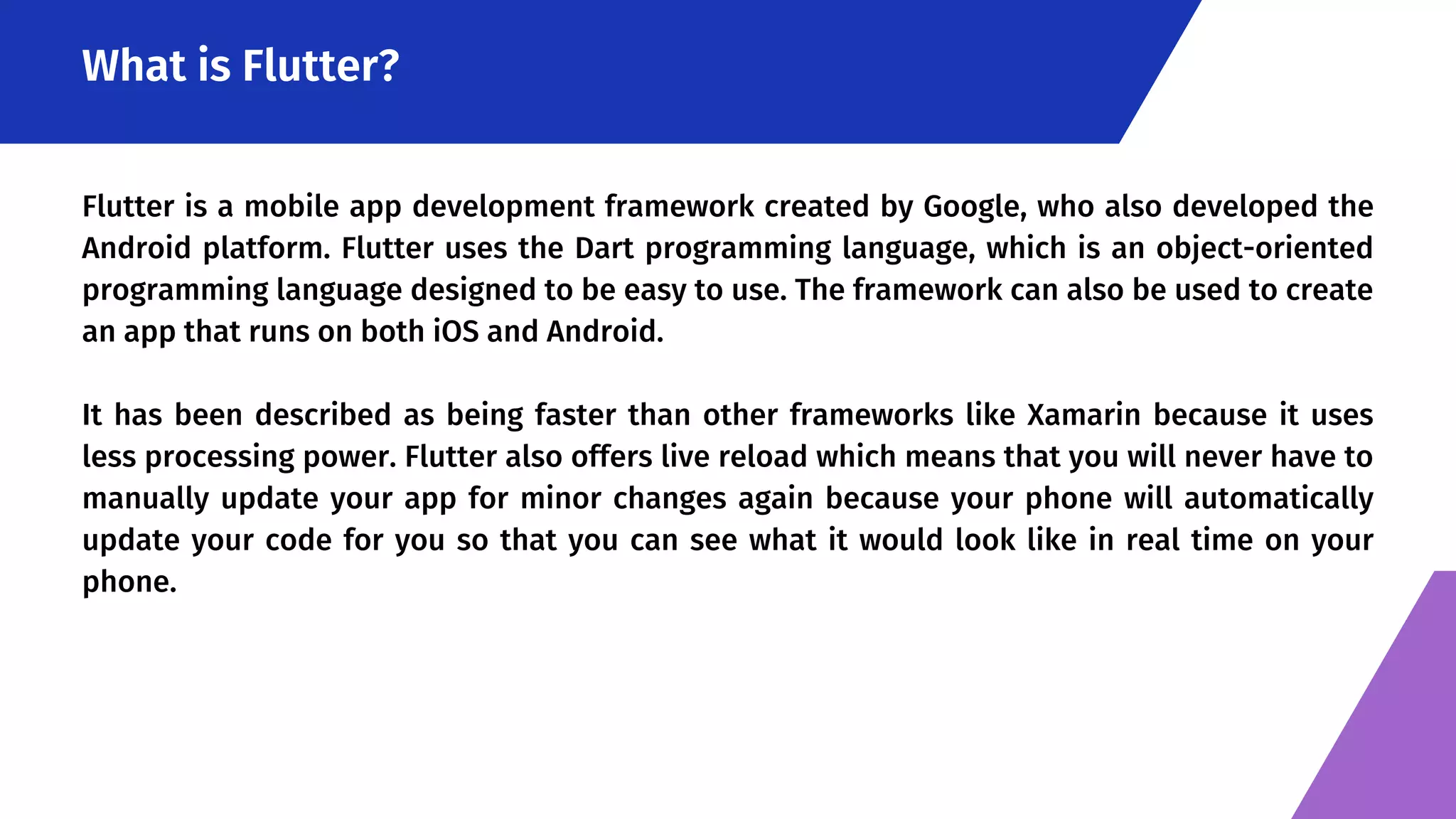 Flutter Vs React Native Ppt