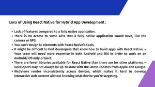 Flutter vs React Native | PDF