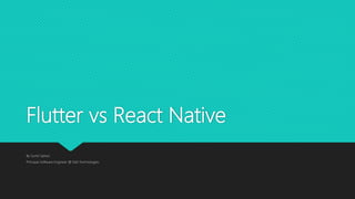 Flutter vs ReactNative | PPTX
