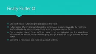 Flutter vs ReactNative | PPT